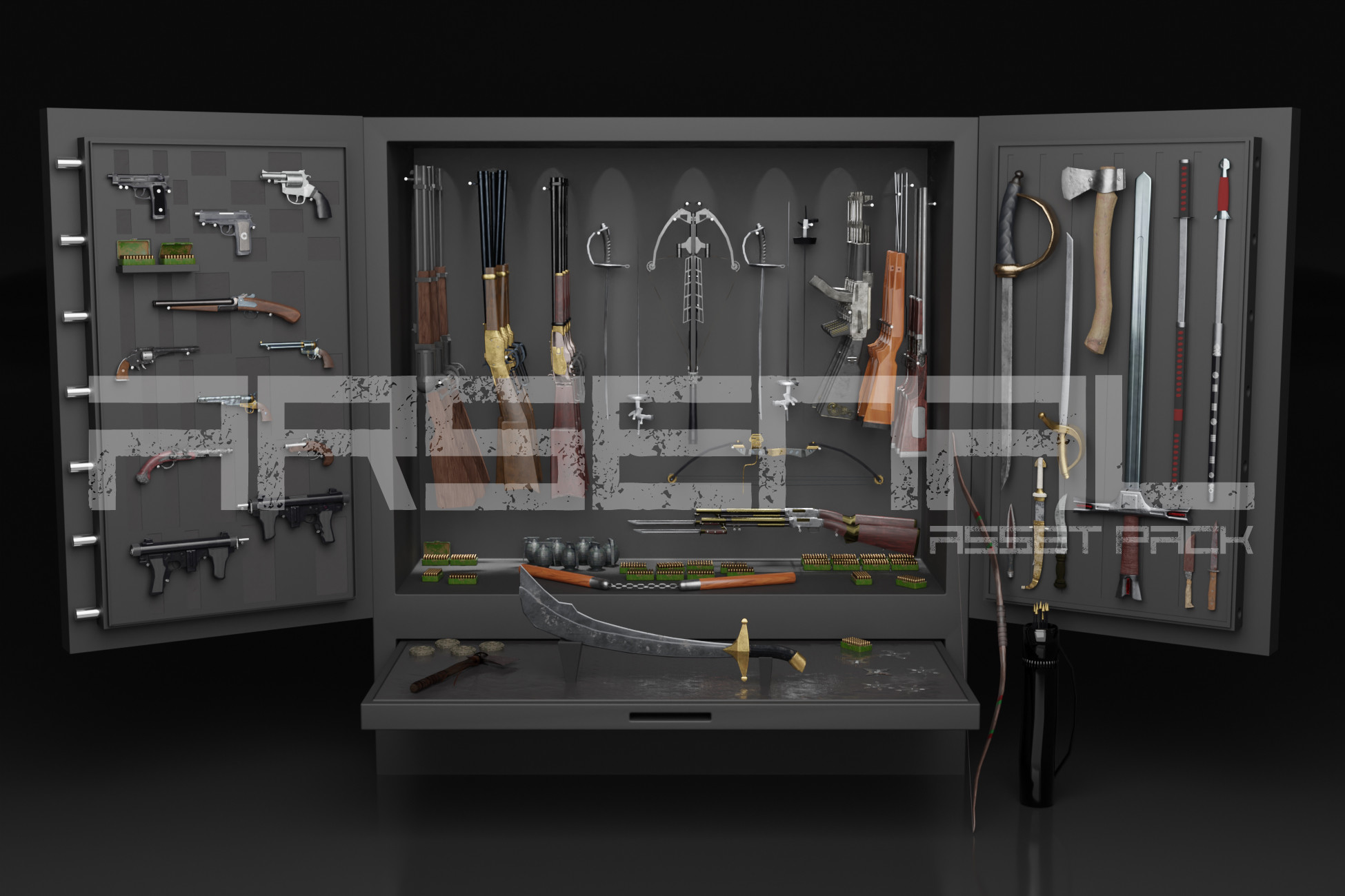 Arsenal (HDRP) | 3D Weapons | Unity Asset Store