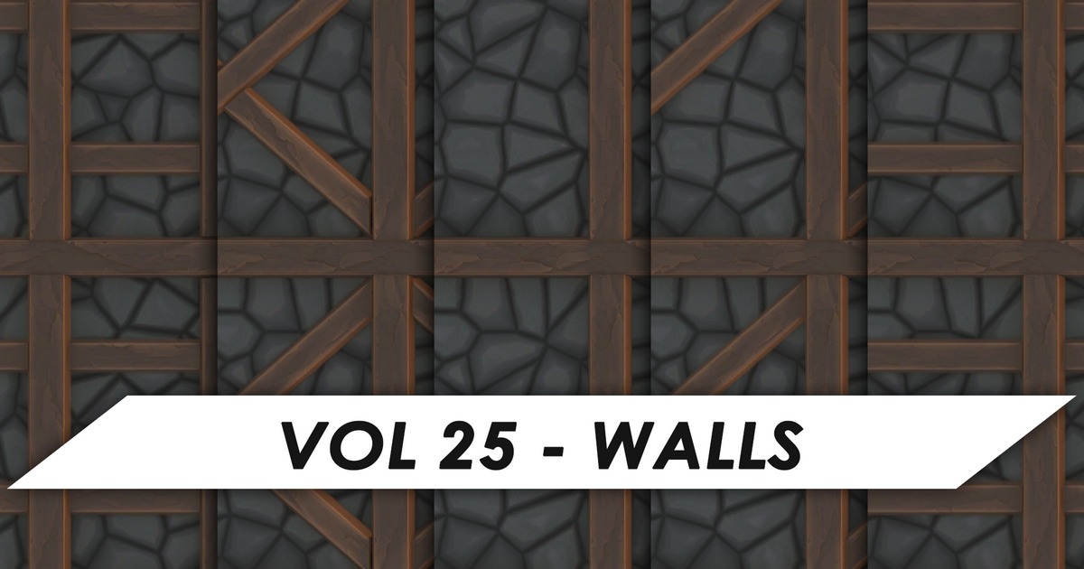Hand Painted Textures - Vol 25 - Walls 2 | 2D Textures & Materials ...