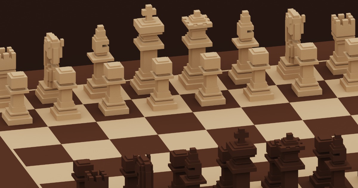3D voxel Chess Pack | 3D Props | Unity Asset Store