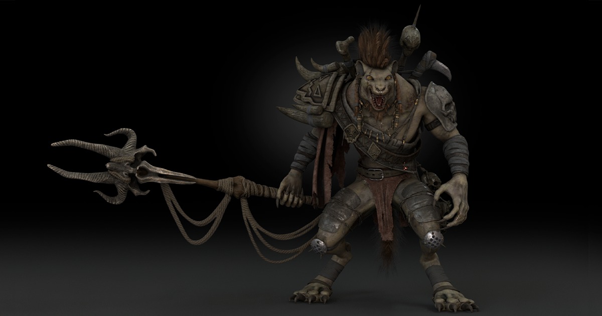 Gnoll Warrior Creature | 3D Creatures | Unity Asset Store