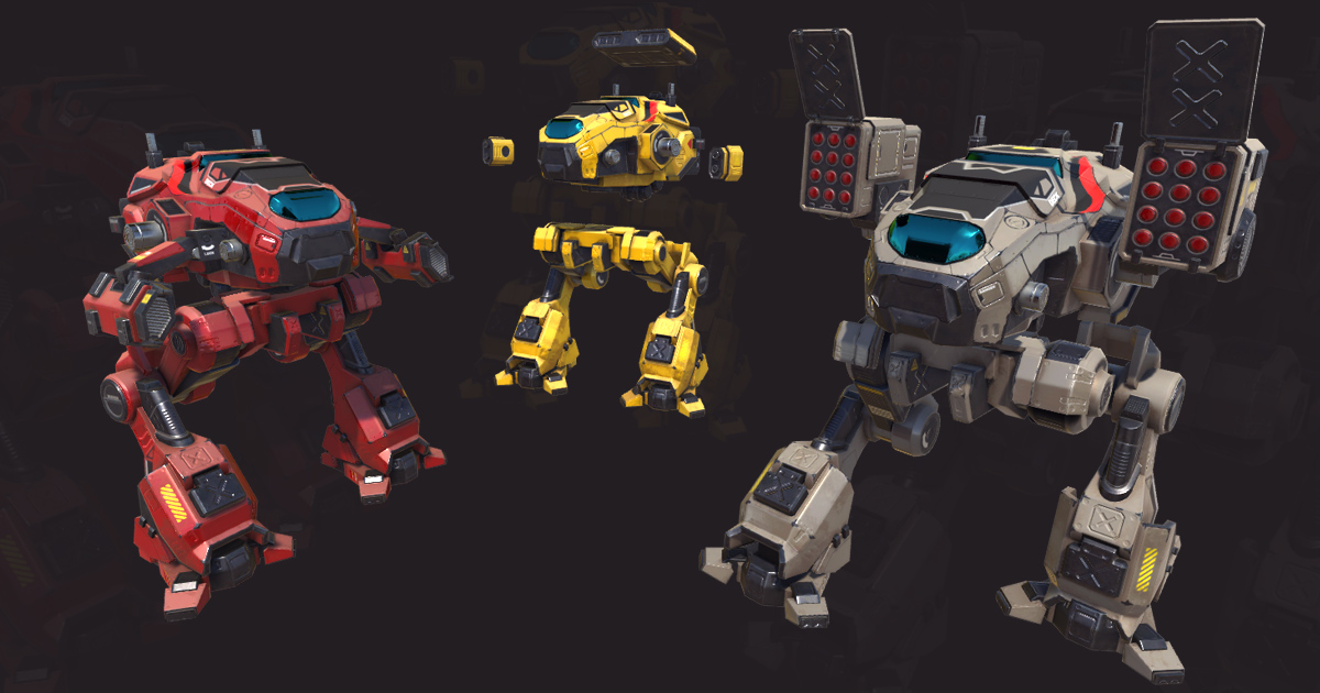 PBR Modular Mechs v1 | 3D Robots | Unity Asset Store