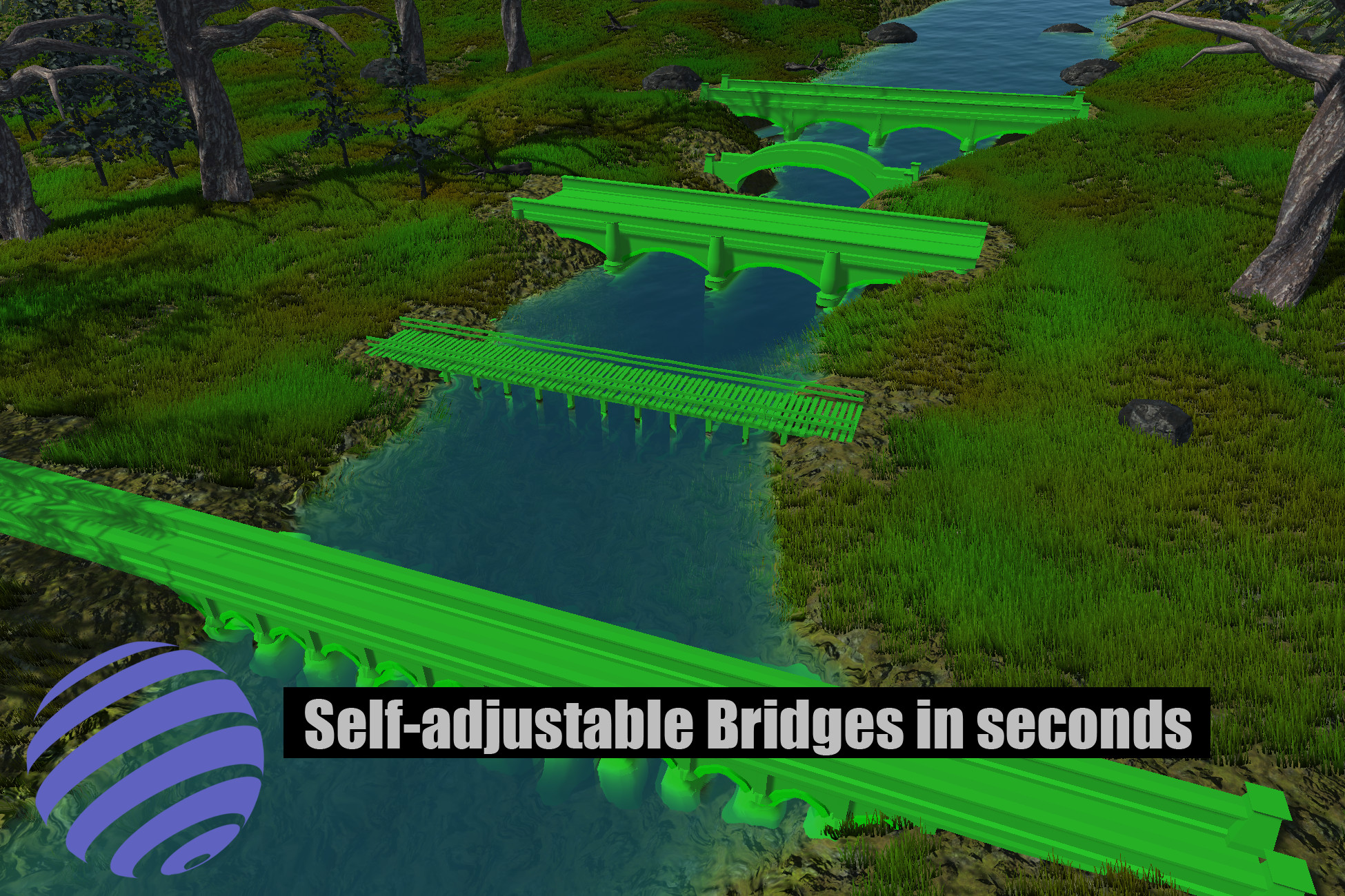 Bridges In Seconds Prototyping Pack | Terrain | Unity Asset Store