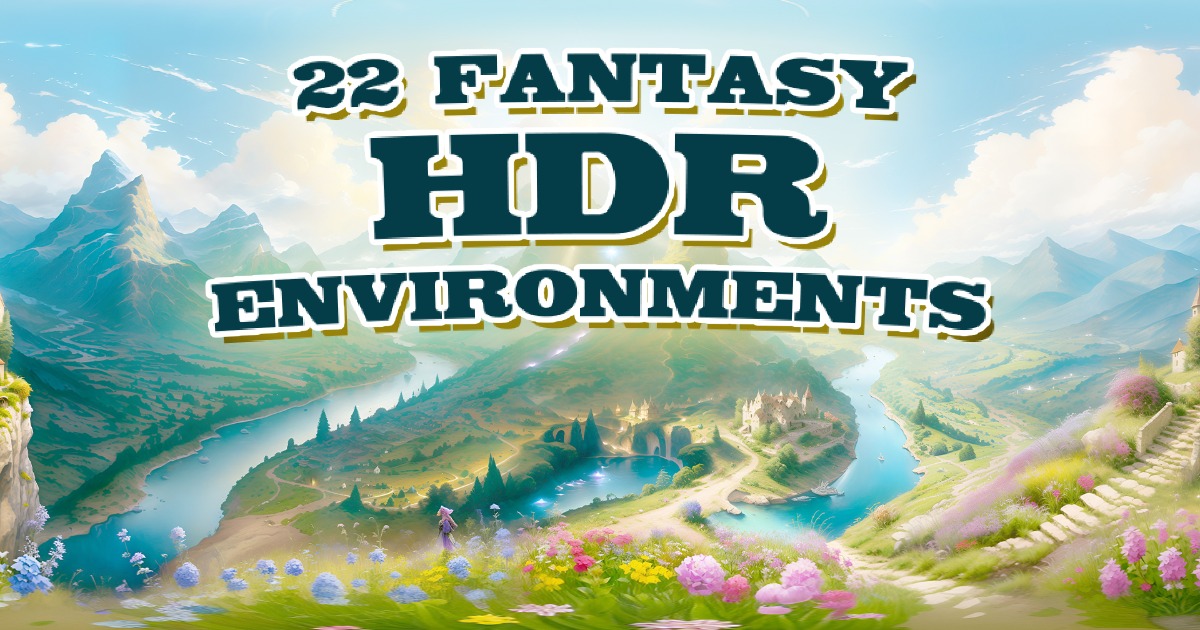 22 HDR Fantasy Environments | 2D Sky | Unity Asset Store