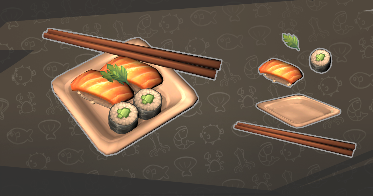 Japanese food - Sushi Free | 3D Food | Unity Asset Store