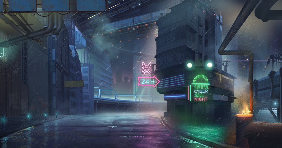 2D Cyber City Pack - Handcrafted Art | 2D Environments | Unity Asset Store