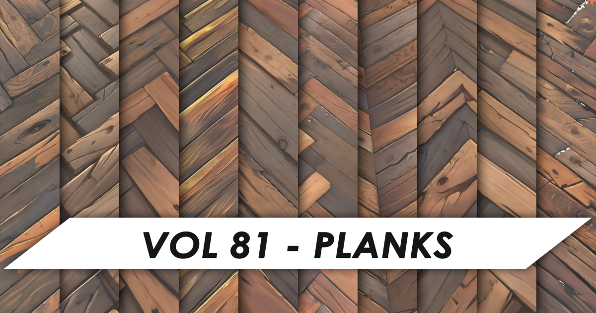 Hand Painted Textures - Vol 81 - Planks | 2D Textures & Materials ...