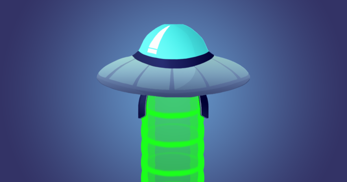 UFO with magnetic beam | 2D | Unity Asset Store