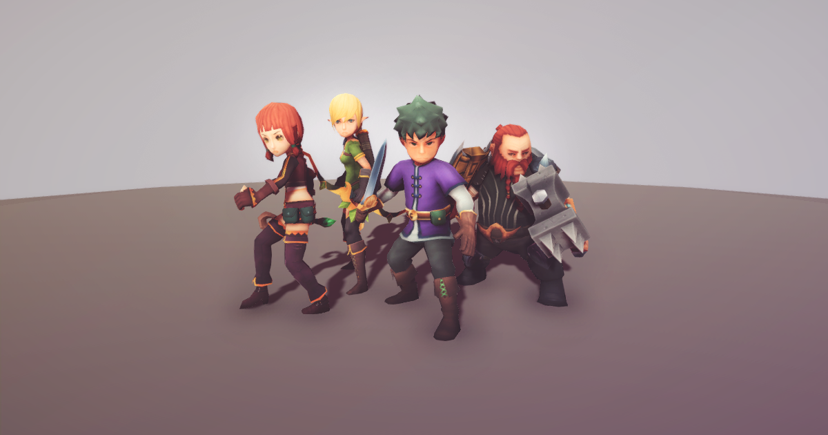 Fantasy Heroes Pack 01 | Characters | Unity Asset Store