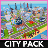 City - Low Poly Asset Pack by Ake
