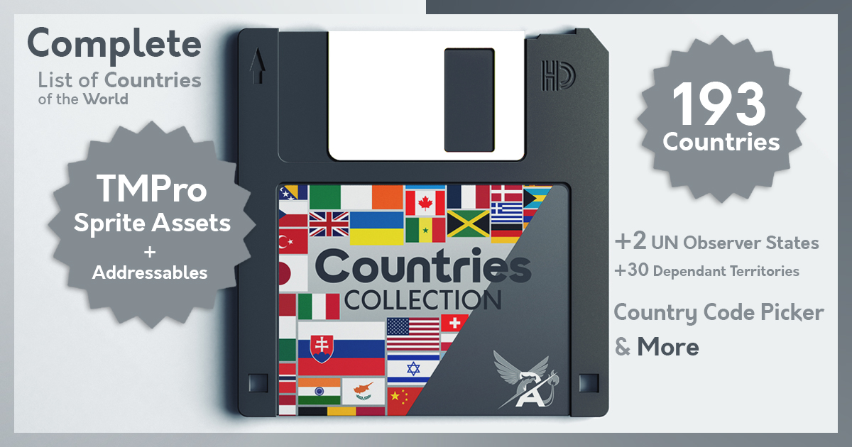 Countries Collection | Game Toolkits | Unity Asset Store