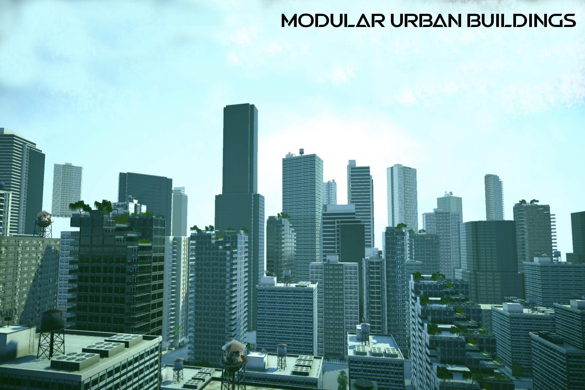 Modular Urban Buildings URP | 3D Urban | Unity Asset Store