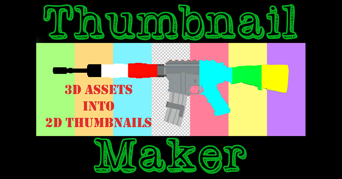 Thumbnail Maker | Utilities Tools | Unity Asset Store