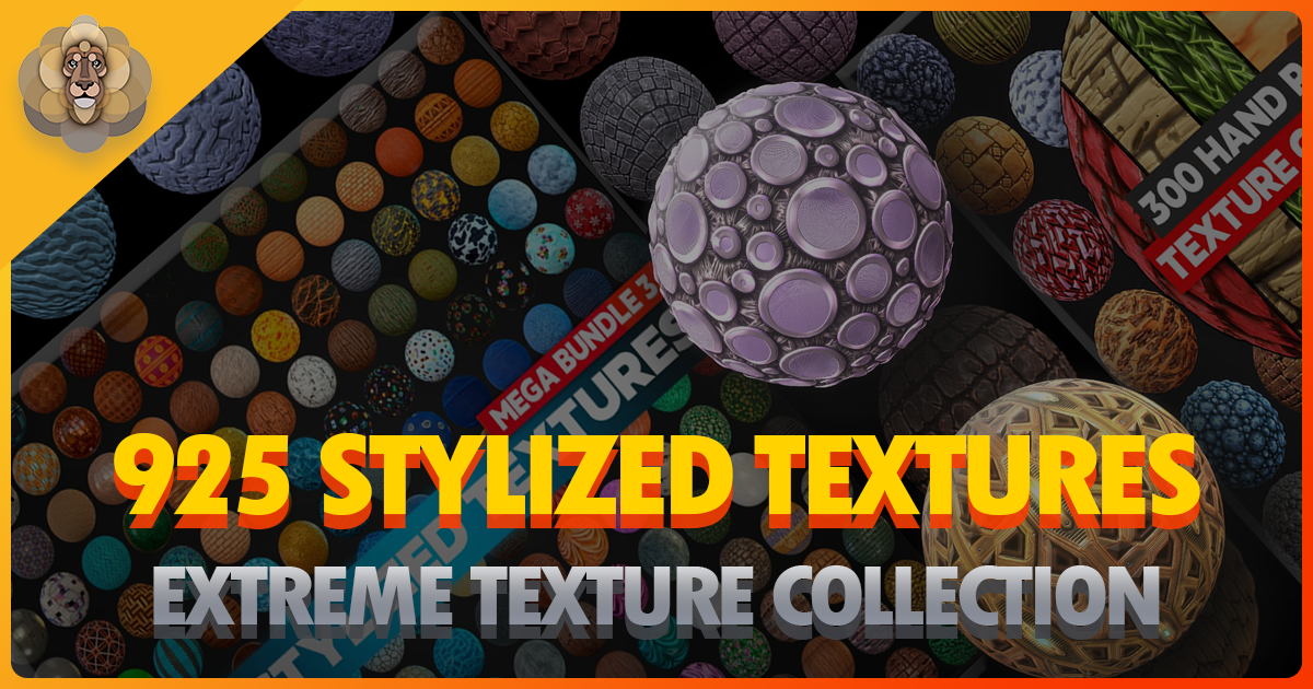 Extreme Textures Сollection - 925+ Stylized Textures | 2D Textures ...