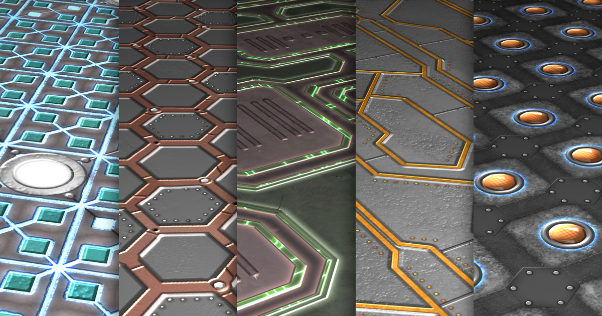 Sci-fi Vol.79 - Hand Painted Textures | 2D Textures & Materials | Unity ...