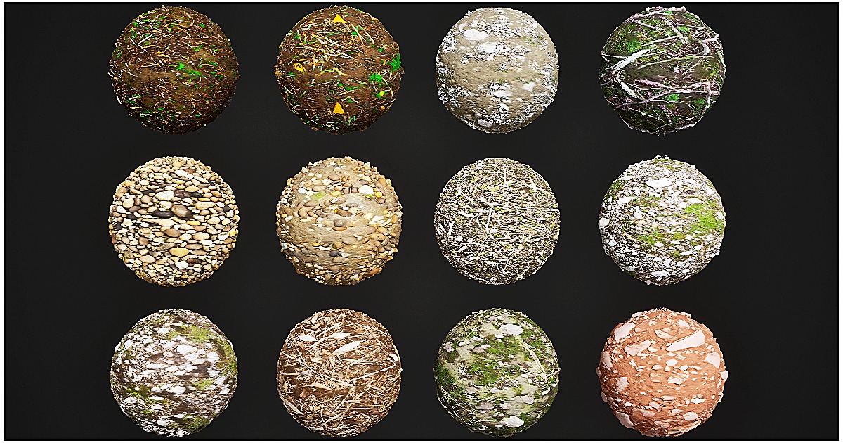 Realistic Materials - Ground 1 | 2D Nature | Unity Asset Store