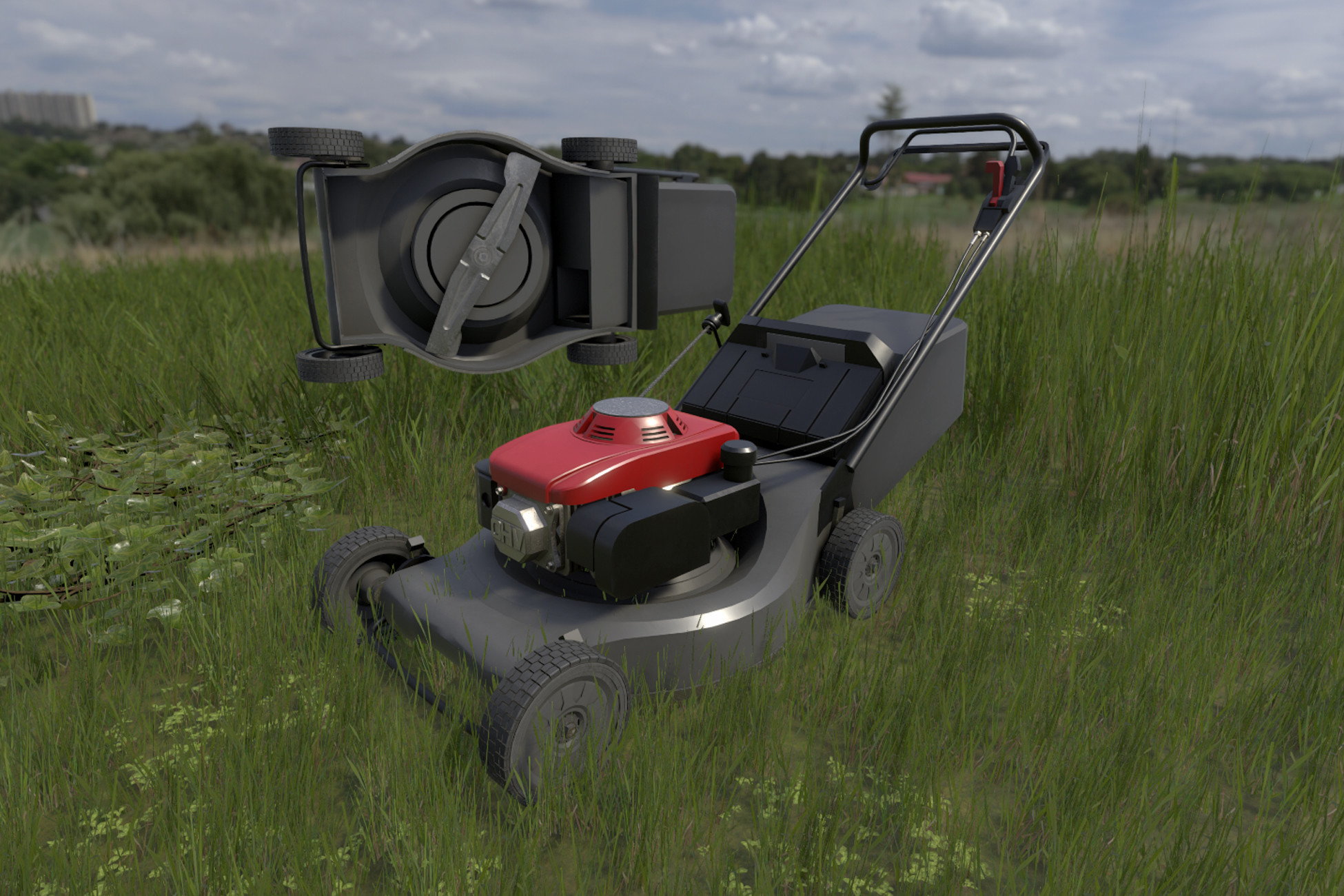 Lawn Mower | 3D Tools | Unity Asset Store