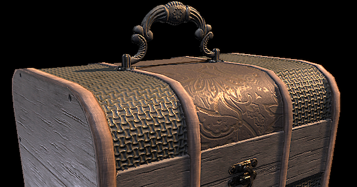 Wood chest | 3D Exterior | Unity Asset Store