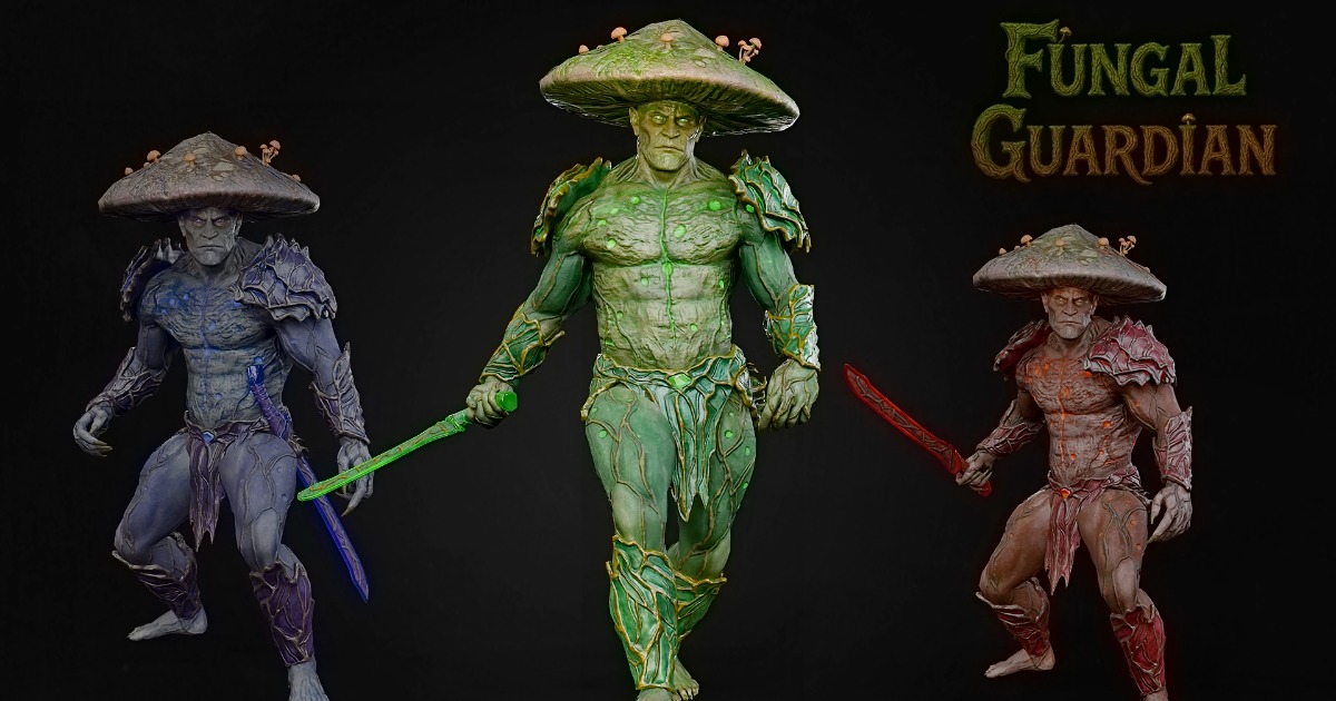 Fungal_Guardian | 3D 캐릭터 | Unity Asset Store