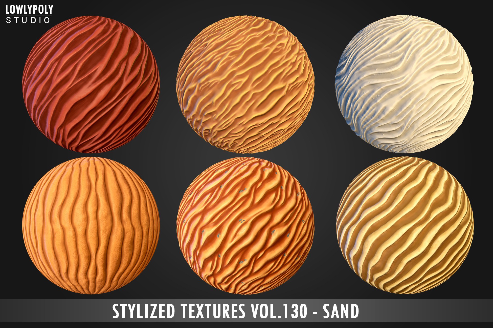 Sand Vol.130 - Stylized Textures | 2D Textures & Materials | Unity ...