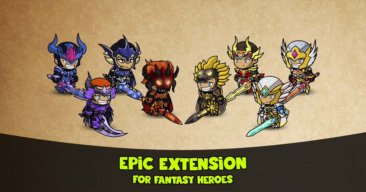 Epic Heroes: Character Editor Extension | 2D Characters | Unity Asset Store