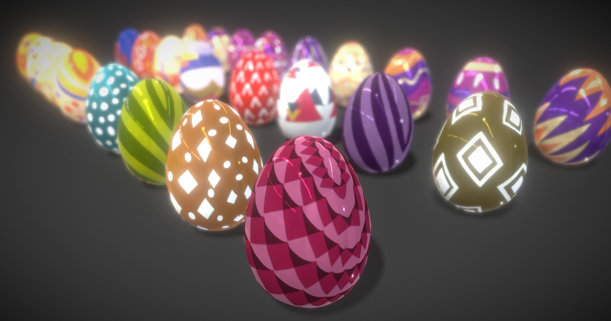 Collections Easter Eggs9 | 3D Props | Unity Asset Store