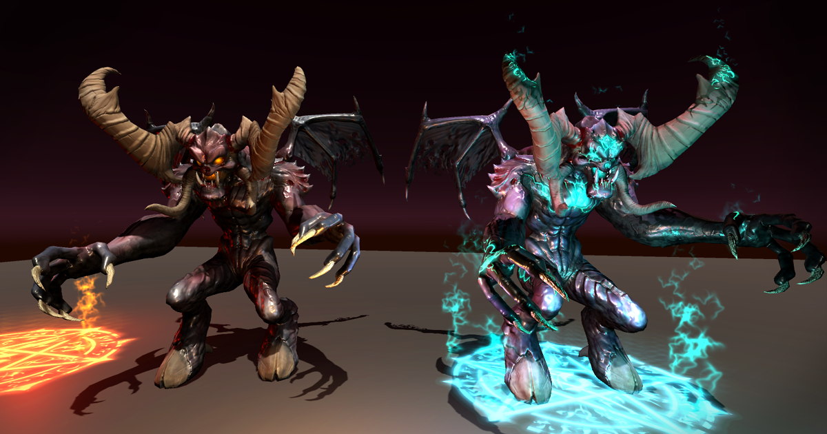 Demon Warrior Creature | 3D Creatures | Unity Asset Store