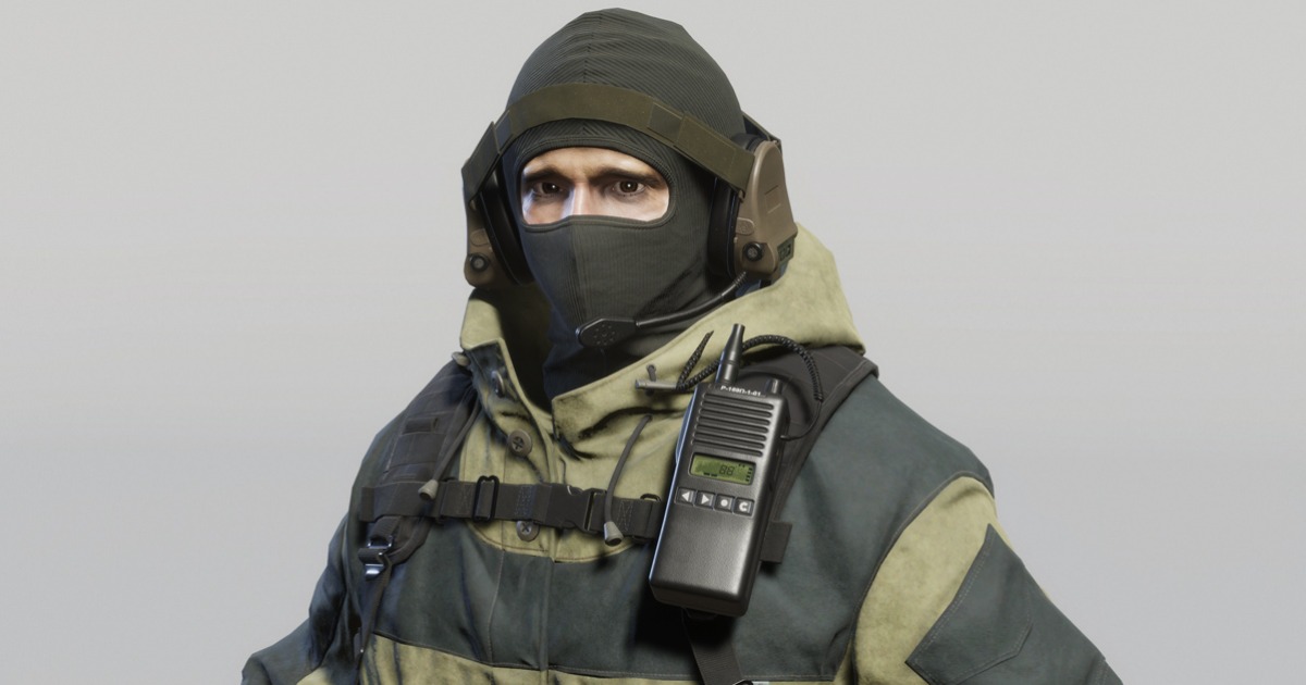 Russian Modern Soldier F | 3D Humanoids | Unity Asset Store