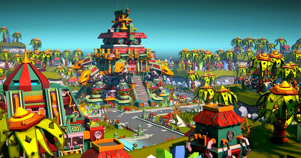 POLY STYLE - Sci-Fi Forest Fortress | 3D Sci-Fi | Unity Asset Store