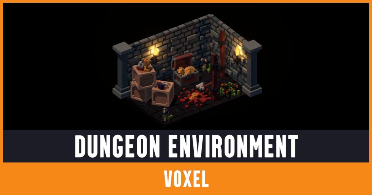 Dungeon Environment - Voxel | 3D Dungeons | Unity Asset Store