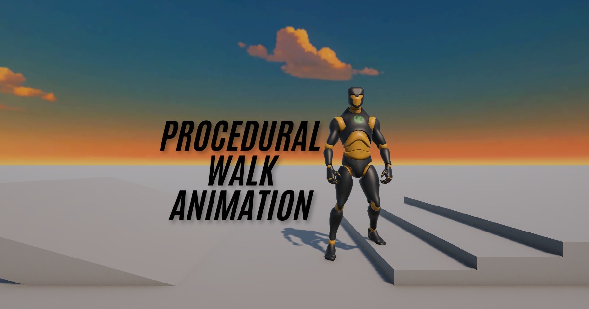 Procedural Walk Animation System | Animation Tools | Unity Asset Store