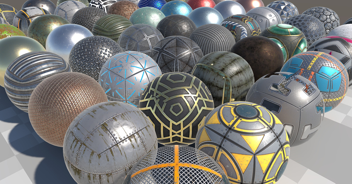 Yughues Free Metal Materials | 2D Metals | Unity Asset Store