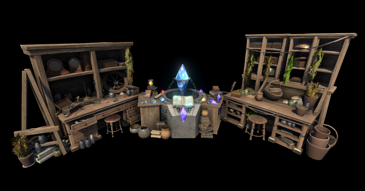 AFS - Ultimate Workshops and Crafting | 3D Fantasy | Unity Asset Store