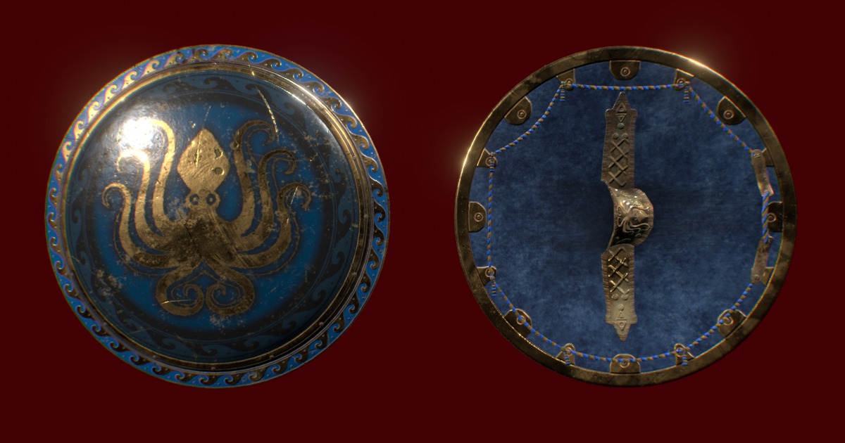Shields Mythology - Octopus | 3D Weapons | Unity Asset Store