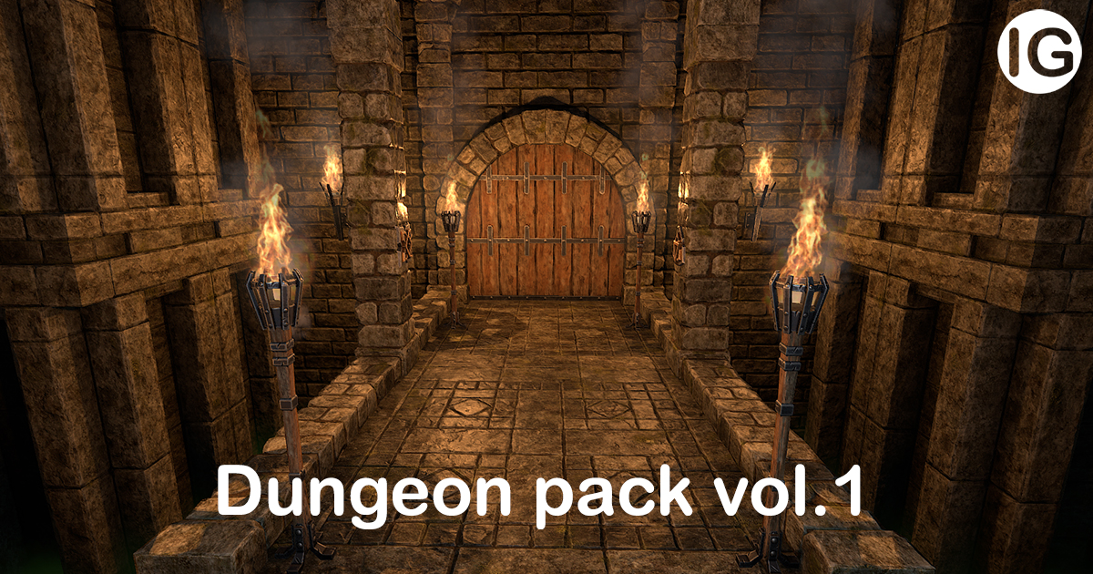 IG Dungeon vol.1 | 3D Dungeons | Unity Asset Store