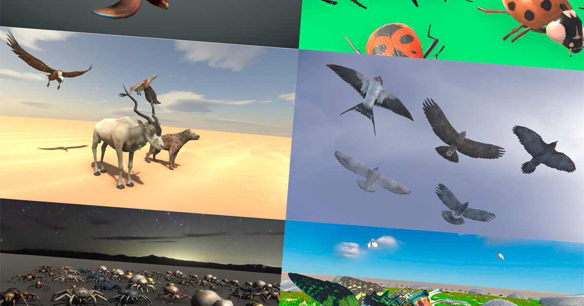 Animals and insects - Big Pack | 3D Animals | Unity Asset Store
