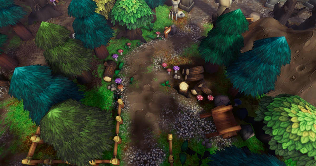 Top Down Fantasy Forest Pack | 3D Fantasy | Unity Asset Store