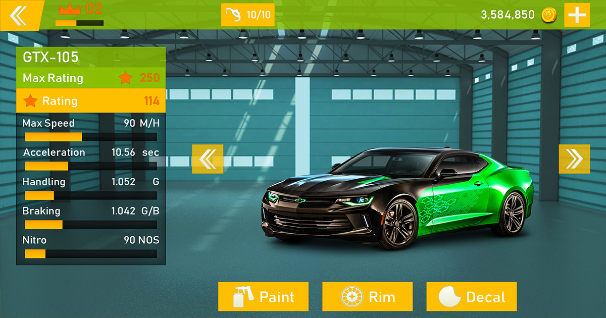 Racing Game Graphics CxS (GUI Skin 12) | 2D GUI | Unity Asset Store