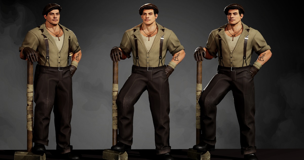 Mafia Worker | 3D Characters | Unity Asset Store
