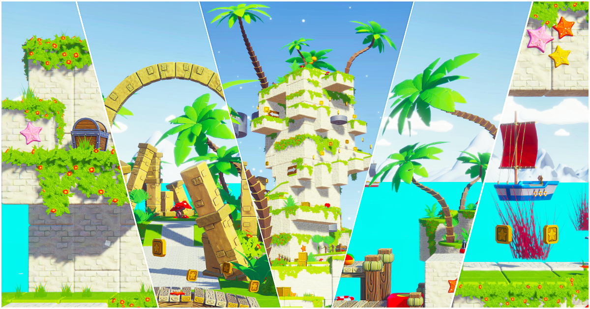 PLATFORMER - Stylized Cube World Vol.2 | 3D Fantasy | Unity Asset Store