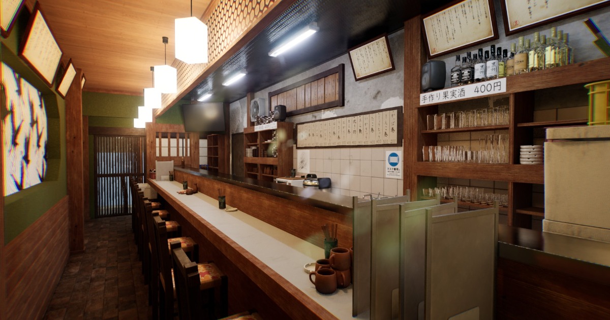 Japanese Sushi Restaurant | 3D Environments | Unity Asset Store