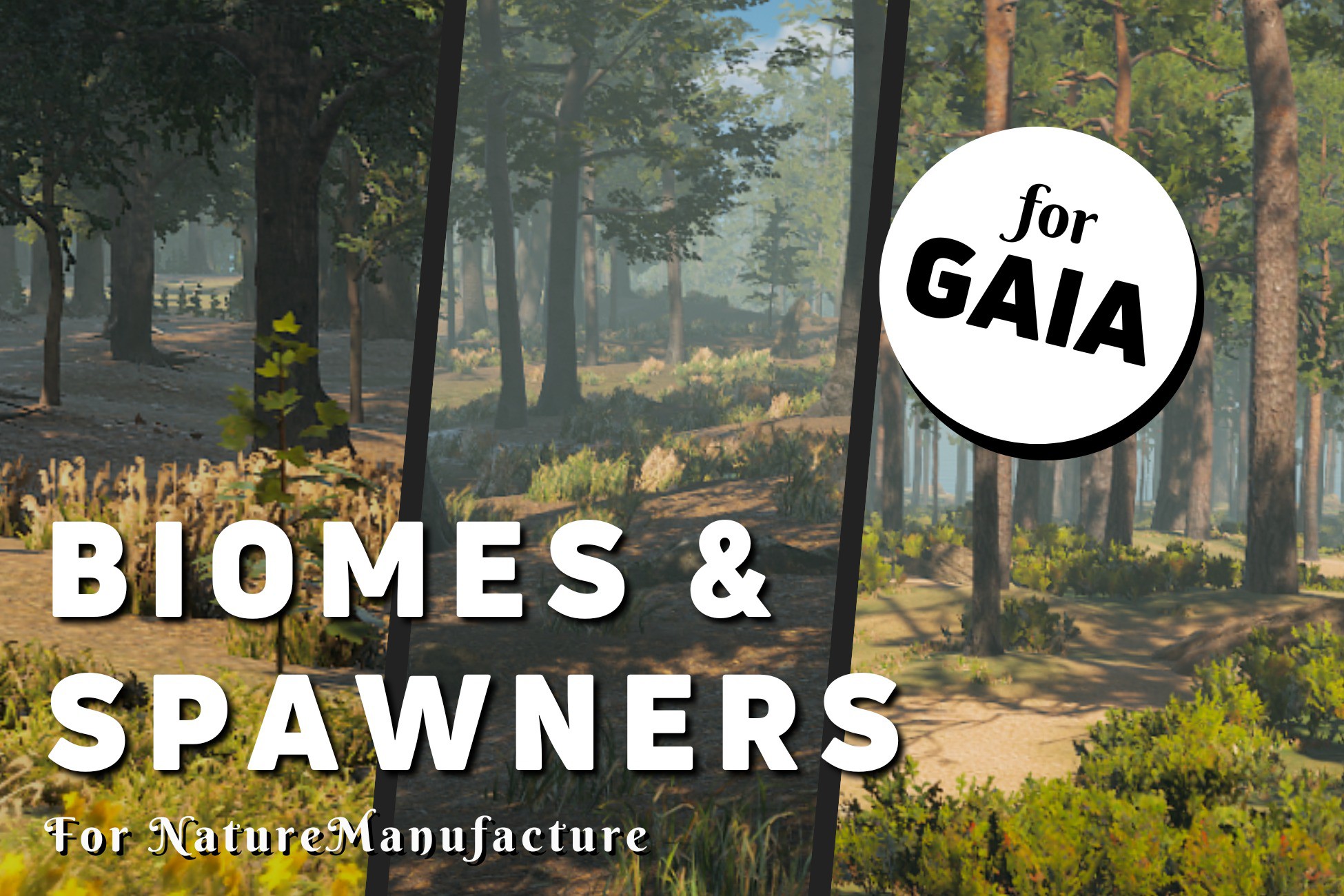 Biomes & Spawners for Gaia - NatureManufacture | Terrain | Unity Asset Store