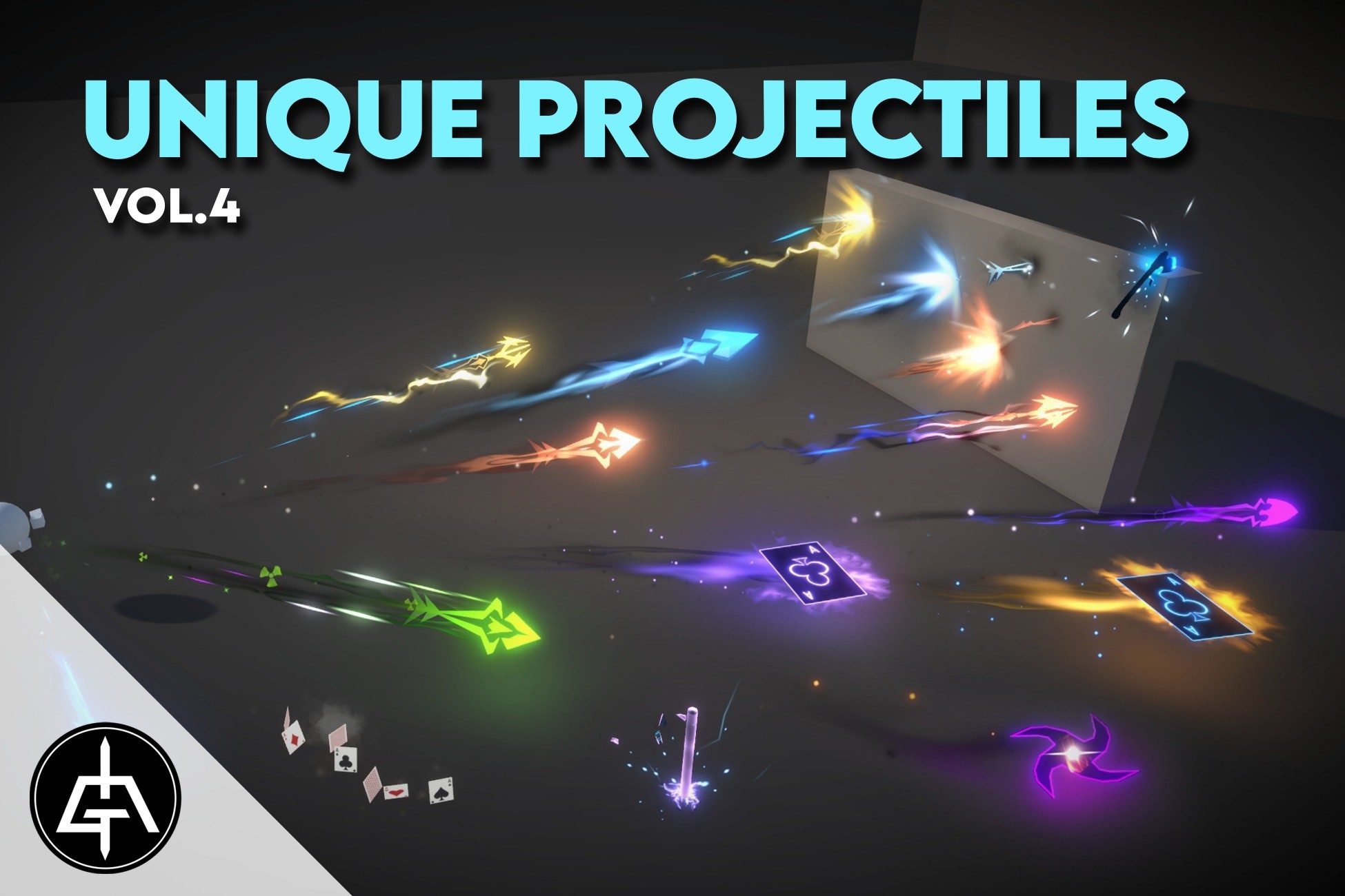Unique Projectiles Vol 4 Vfx Unity Asset Store