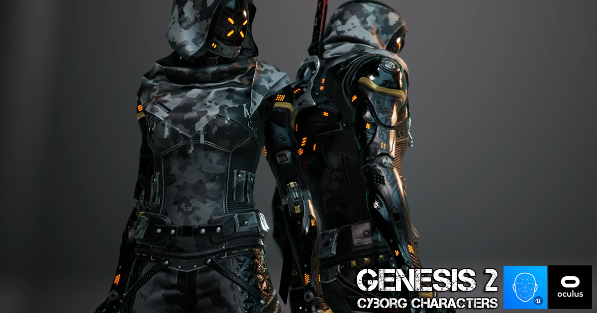 G2: Cyborg Characters | 3D Humanoids | Unity Asset Store