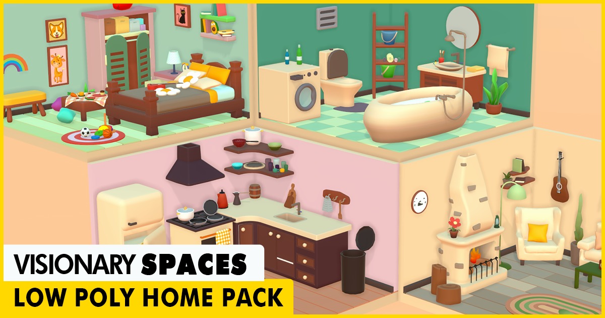 Low Poly Home Pack | 3D Environments | Unity Asset Store