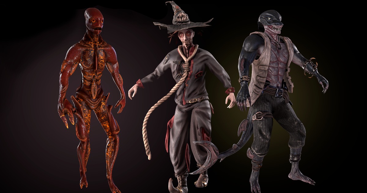 Fearful Creatures Mini Pack 2 | 3D Creatures | Unity Asset Store