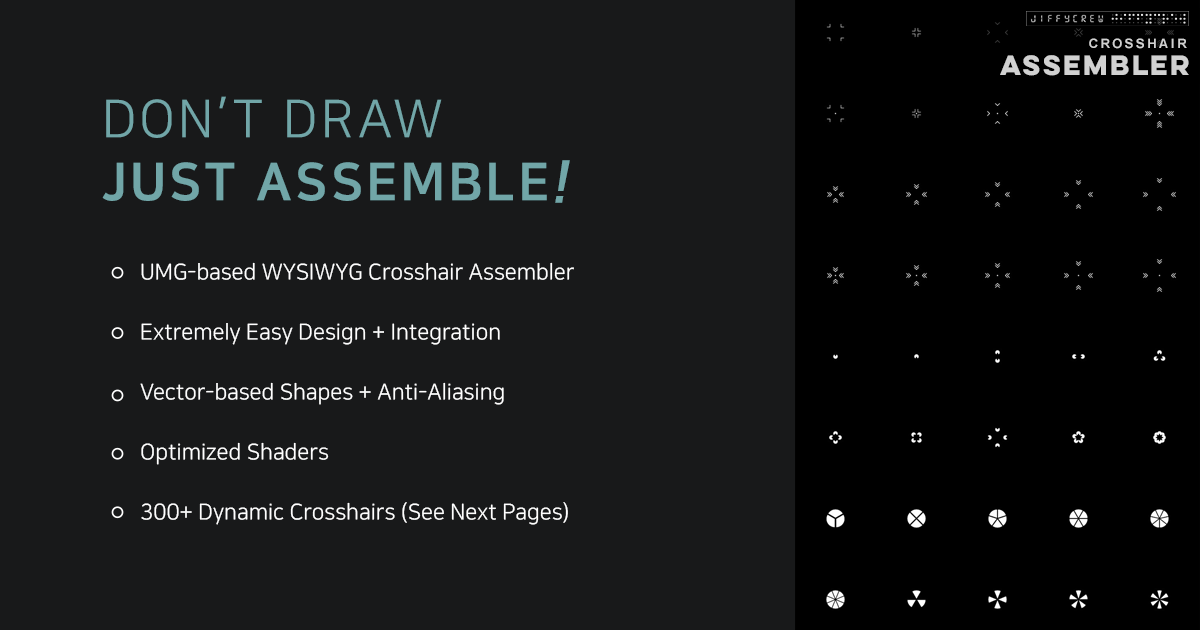 Crosshair Assembler | VFX Shaders | Unity Asset Store