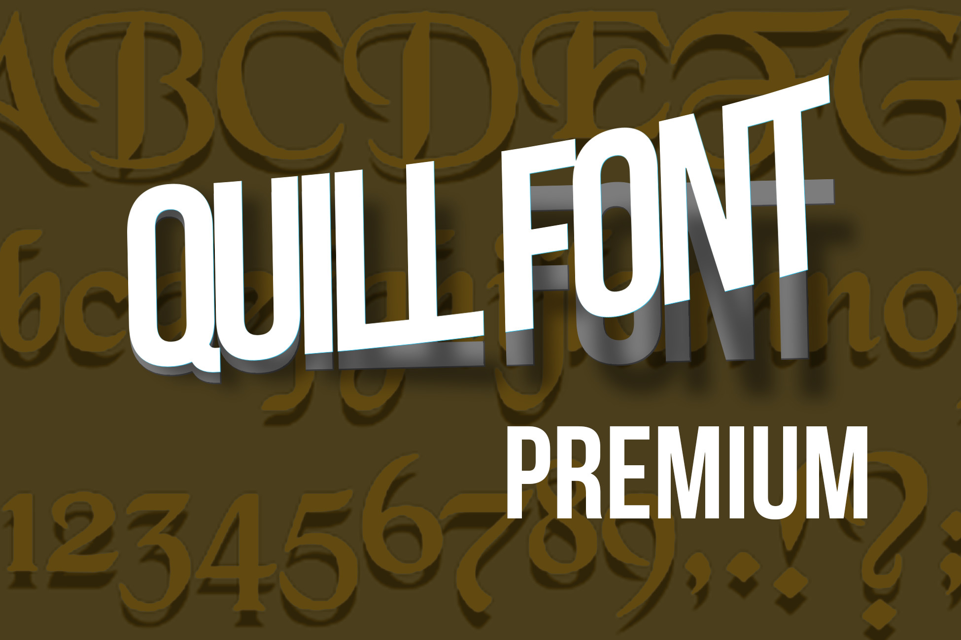 Quill Font | 2D 字体 | Unity Asset Store