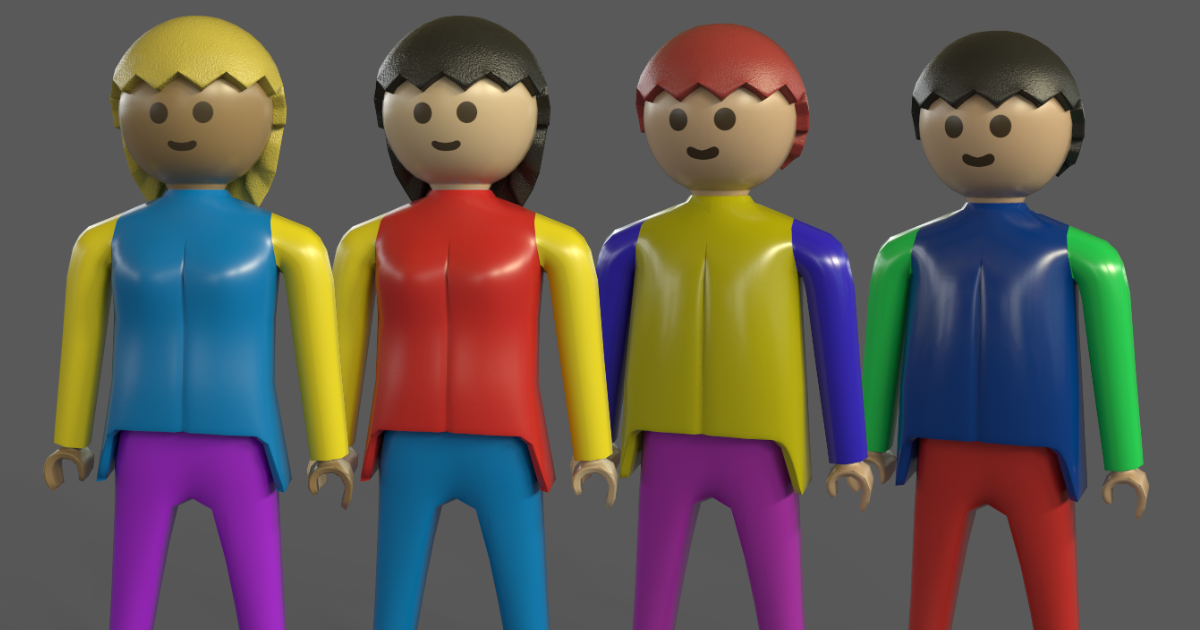 Customizable Toy Character Pack | 3D Humanoids | Unity Asset Store