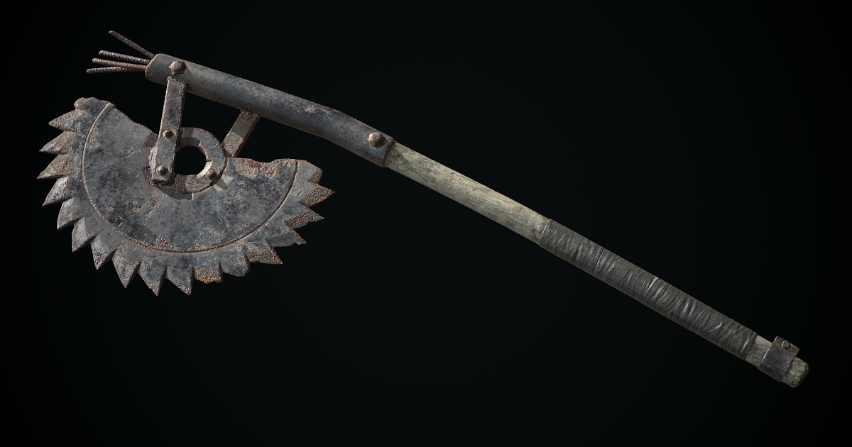 Sawtooth Melee Axe | 3D Weapons | Unity Asset Store