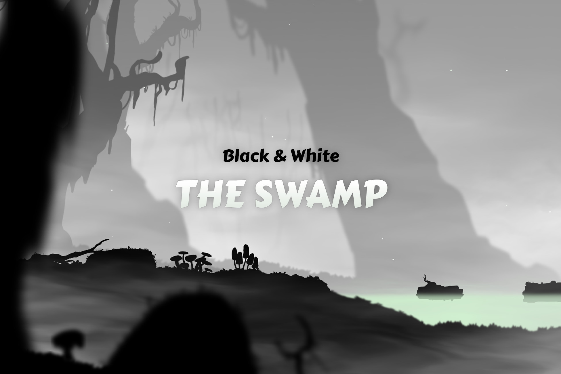Black and White - The Swamp | 2D Environments | Unity Asset Store